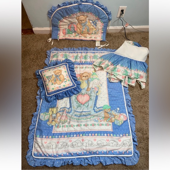 Daisy Kingdom | Bedding | Daisy Kingdom Vintage Crib Bedding Set | Poshmark